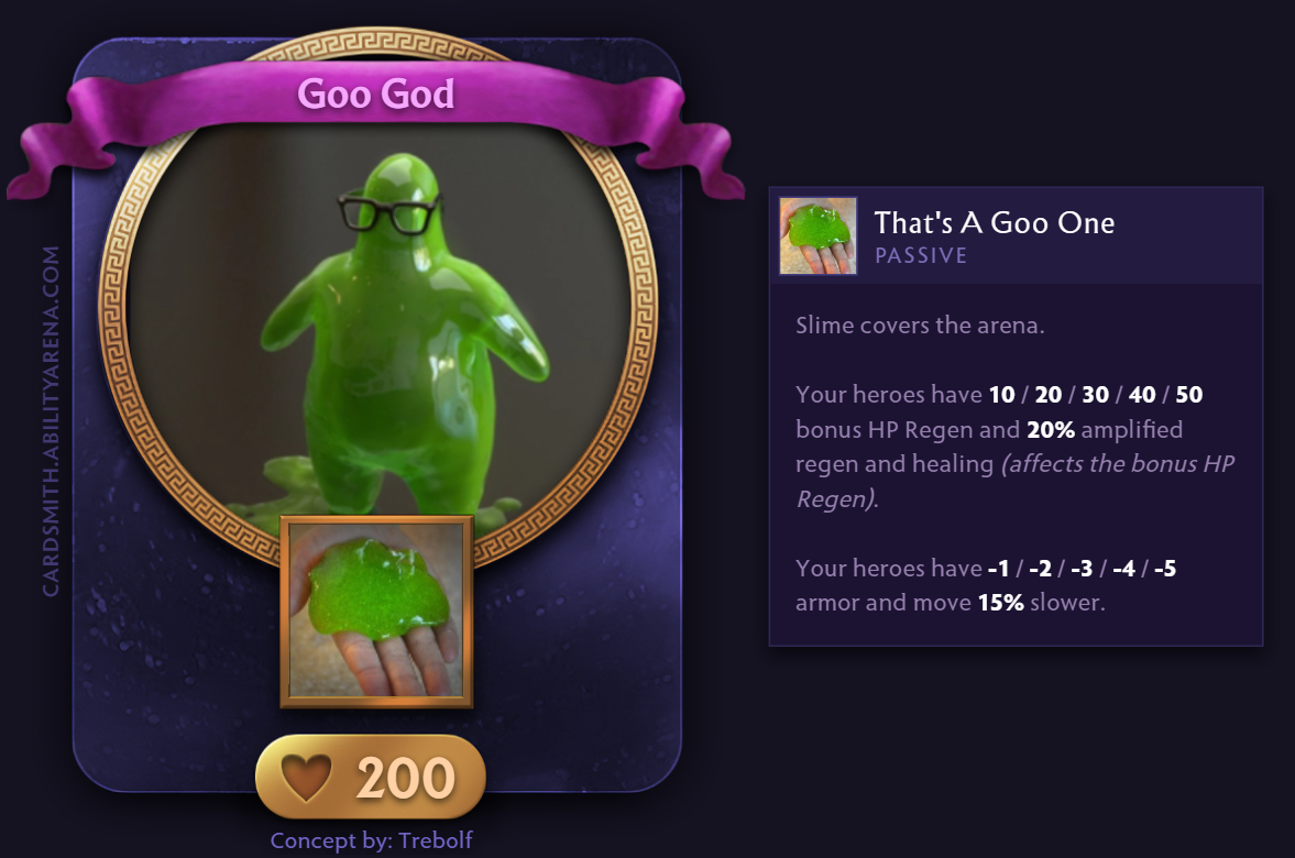 God Cardsmith - $1000 God Creation Contest : r/abilityarena